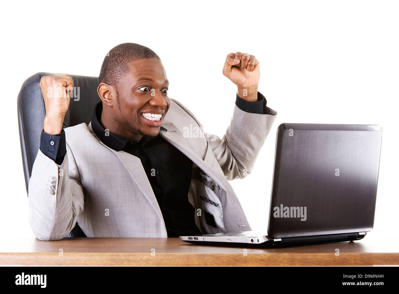 Business man relaxing desk boss hi-res stock photography and images - Alamy