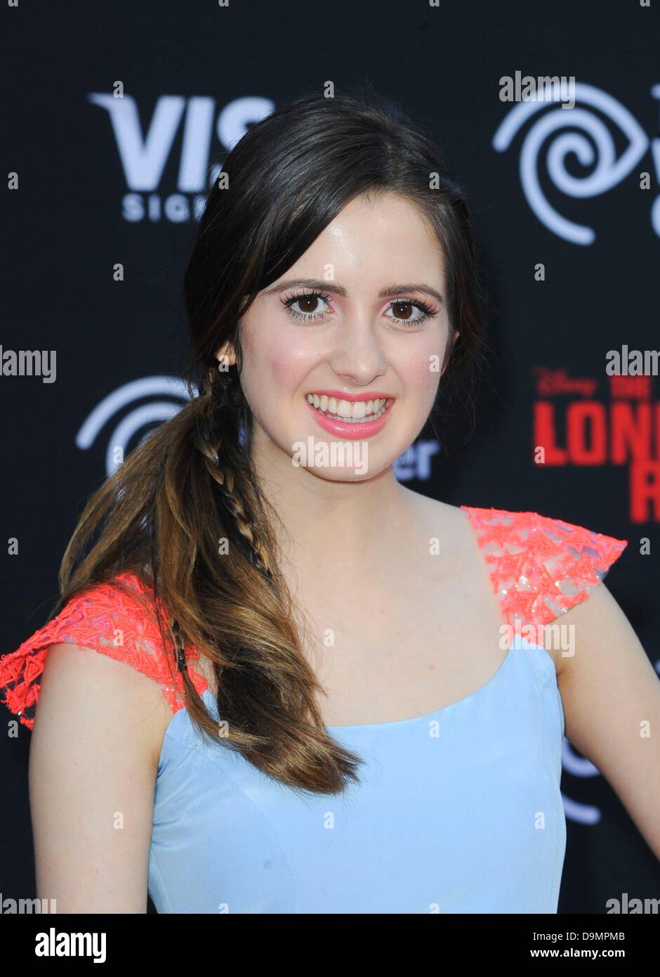 Laura Morano at arrivals for THE LONE RANGER Premiere, Disney ...
