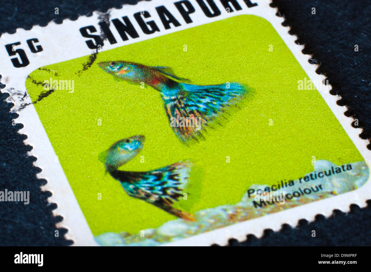 Singapore postage stamp hi-res stock photography and images - Alamy