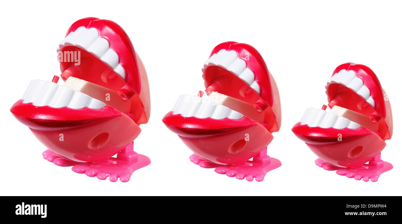 Chattering Teeth Toys Stock Photo - Alamy