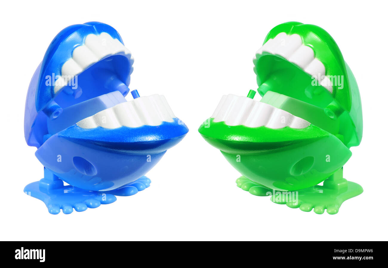 Chattering Teeth Toys Stock Photo - Alamy