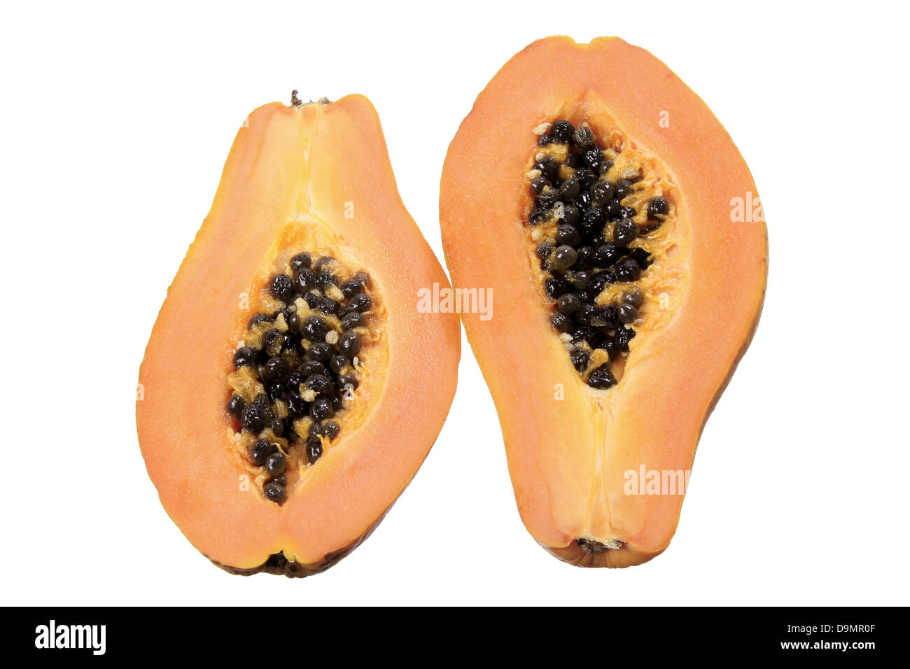 Papaya texture Cut Out Stock Images & Pictures - Alamy