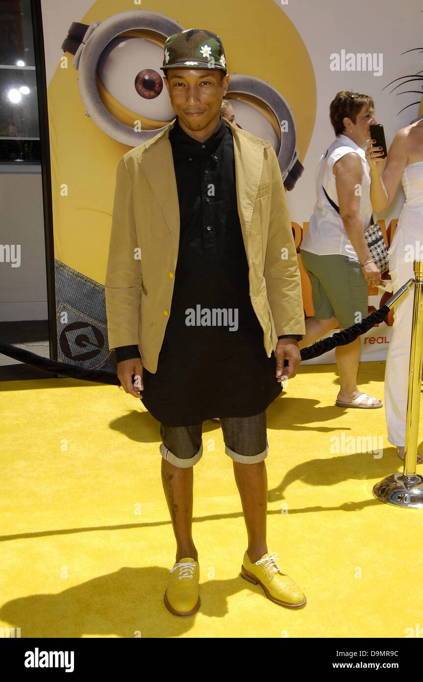 Los Angeles, CA, US. 22 June 2013. Pharrell Williams at arrivals for ...