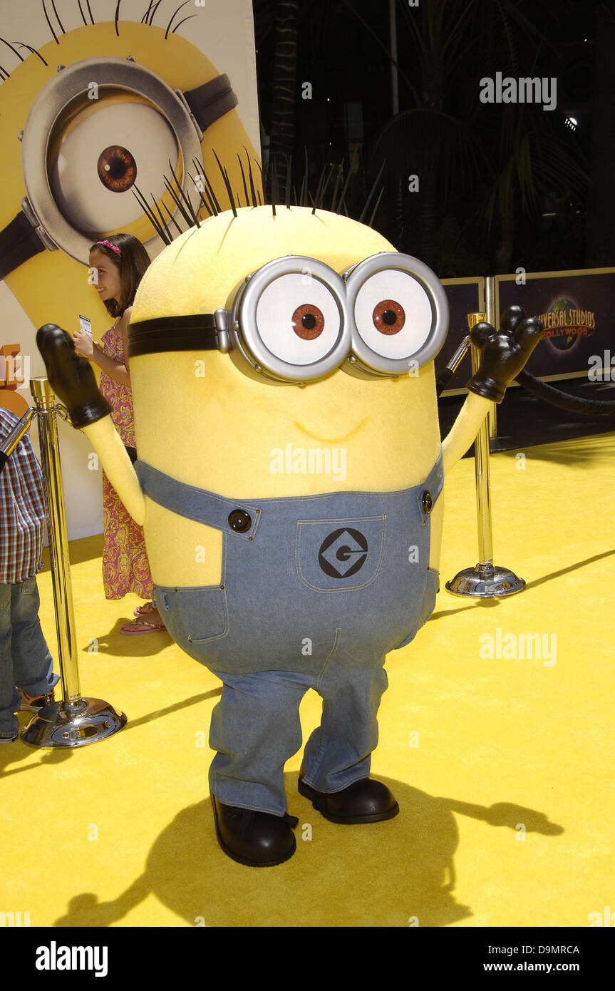 Hollywood, California, U.S. - June 22, 2013 - Minion during the ...