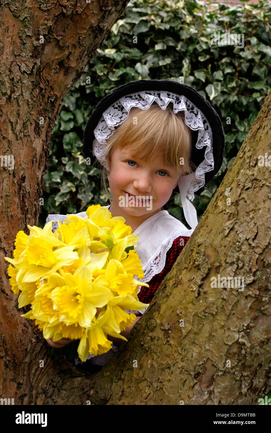 Welsh girl in national dress costume hi-res stock photography and ...