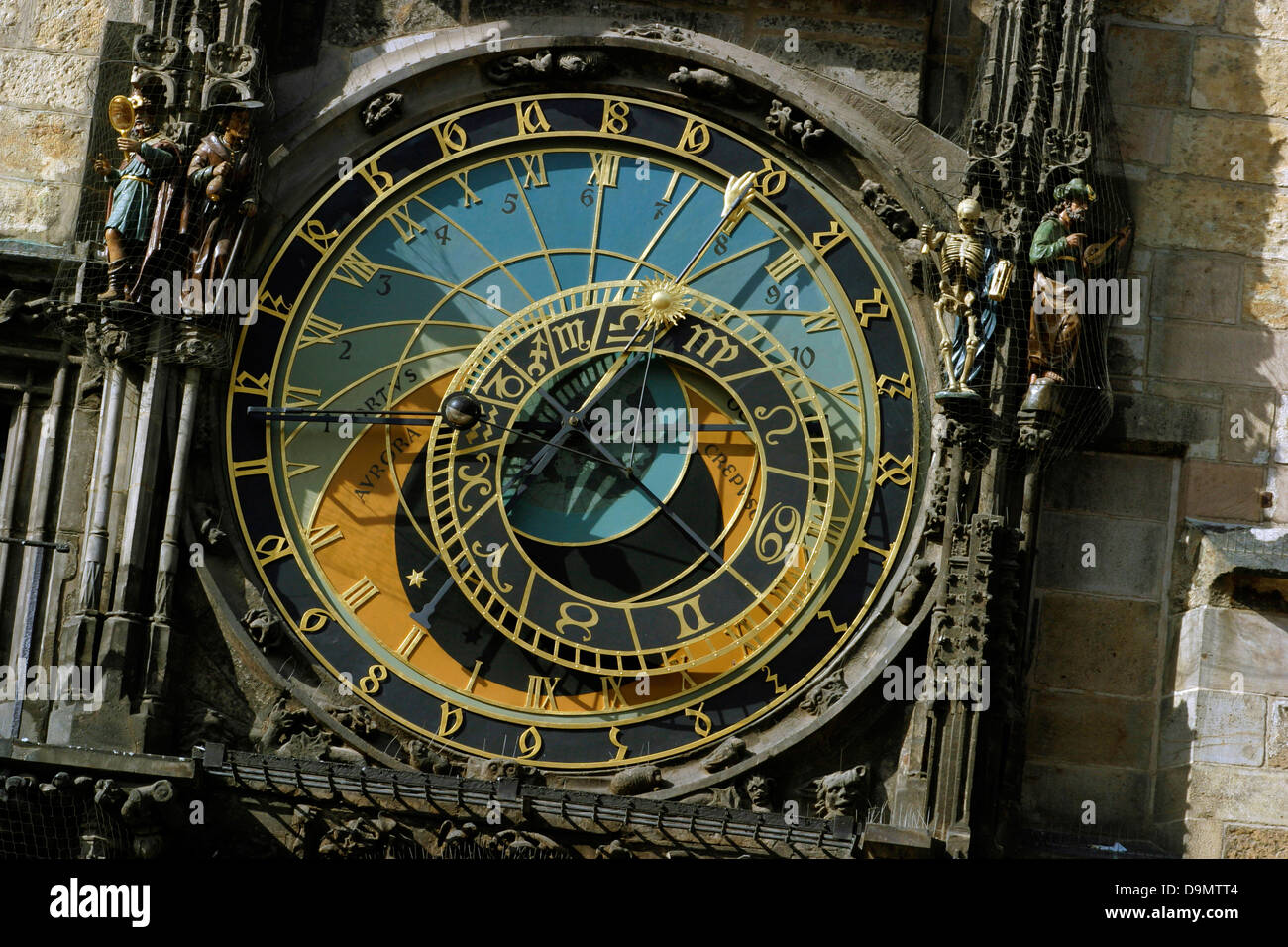 Horological clock in Prague Stock Photo - Alamy