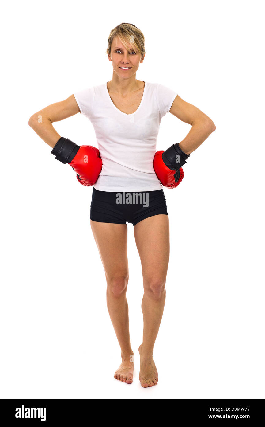 female boxer (Model release Stock Photo - Alamy
