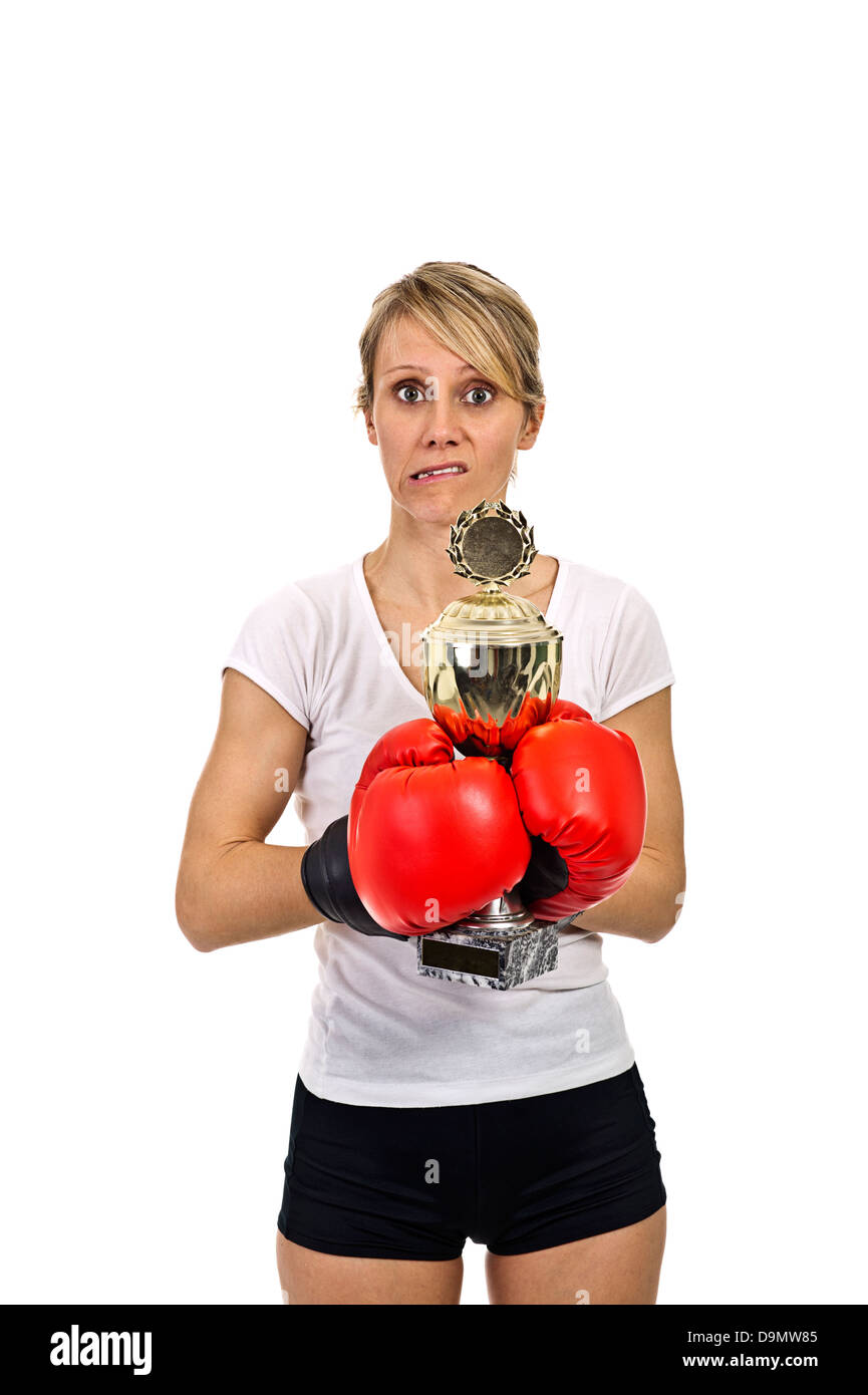 female boxer (Model release Stock Photo - Alamy