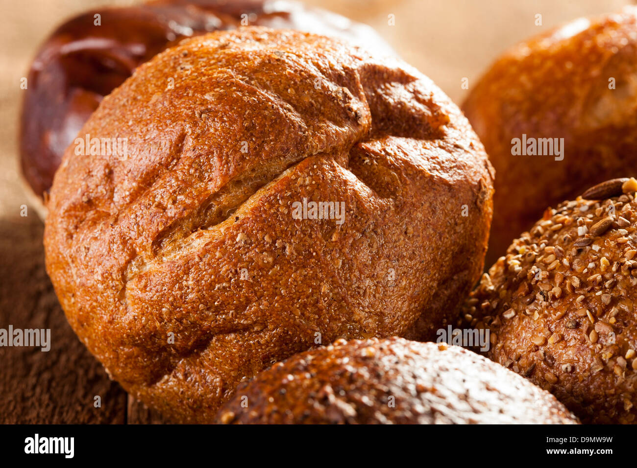 Whole grain rolls hi-res stock photography and images - Alamy