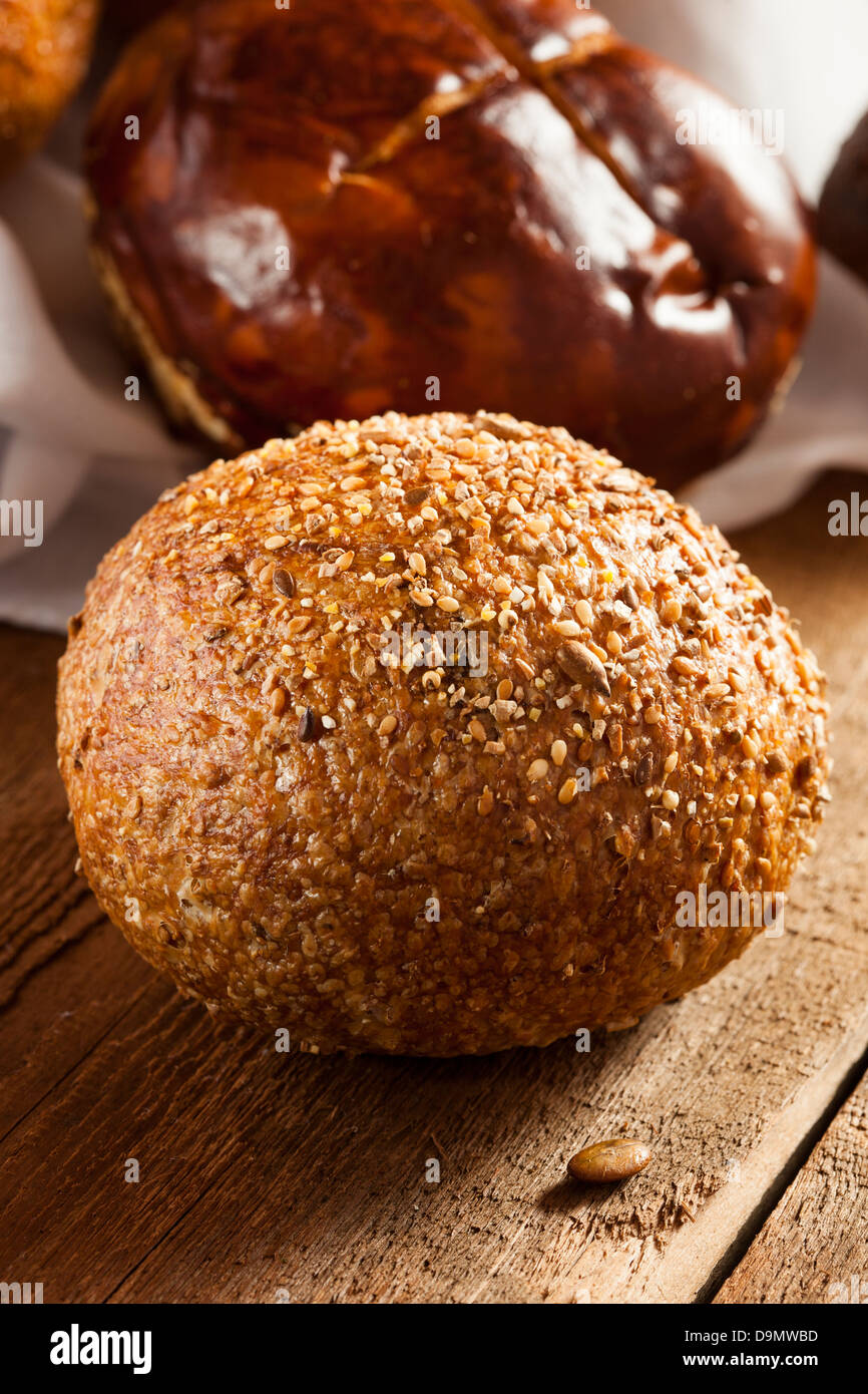 Whole grain bread rolls hi-res stock photography and images - Alamy