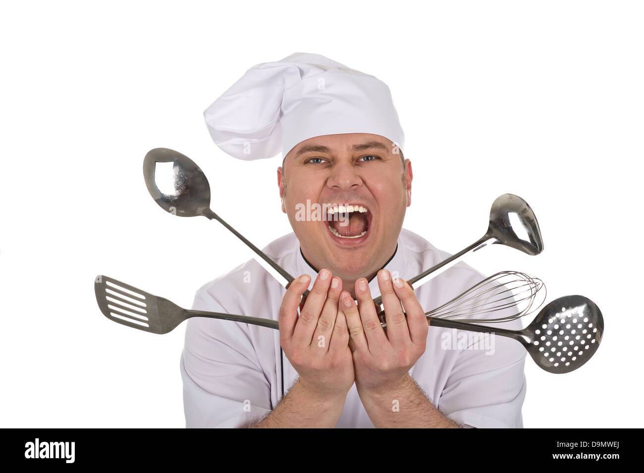 Successful cook (Model release Stock Photo - Alamy