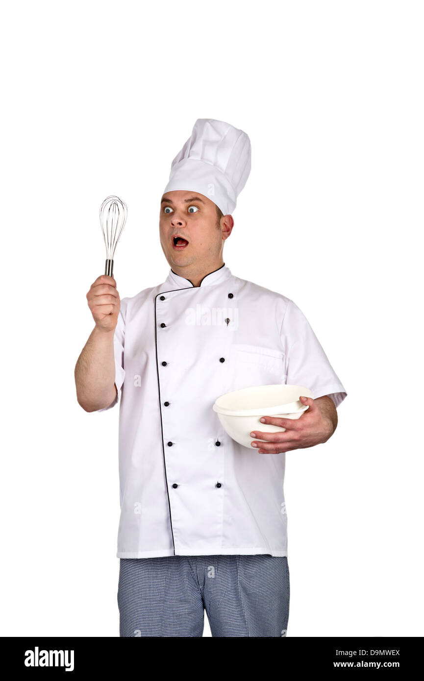 Helpless cook (Model release Stock Photo - Alamy