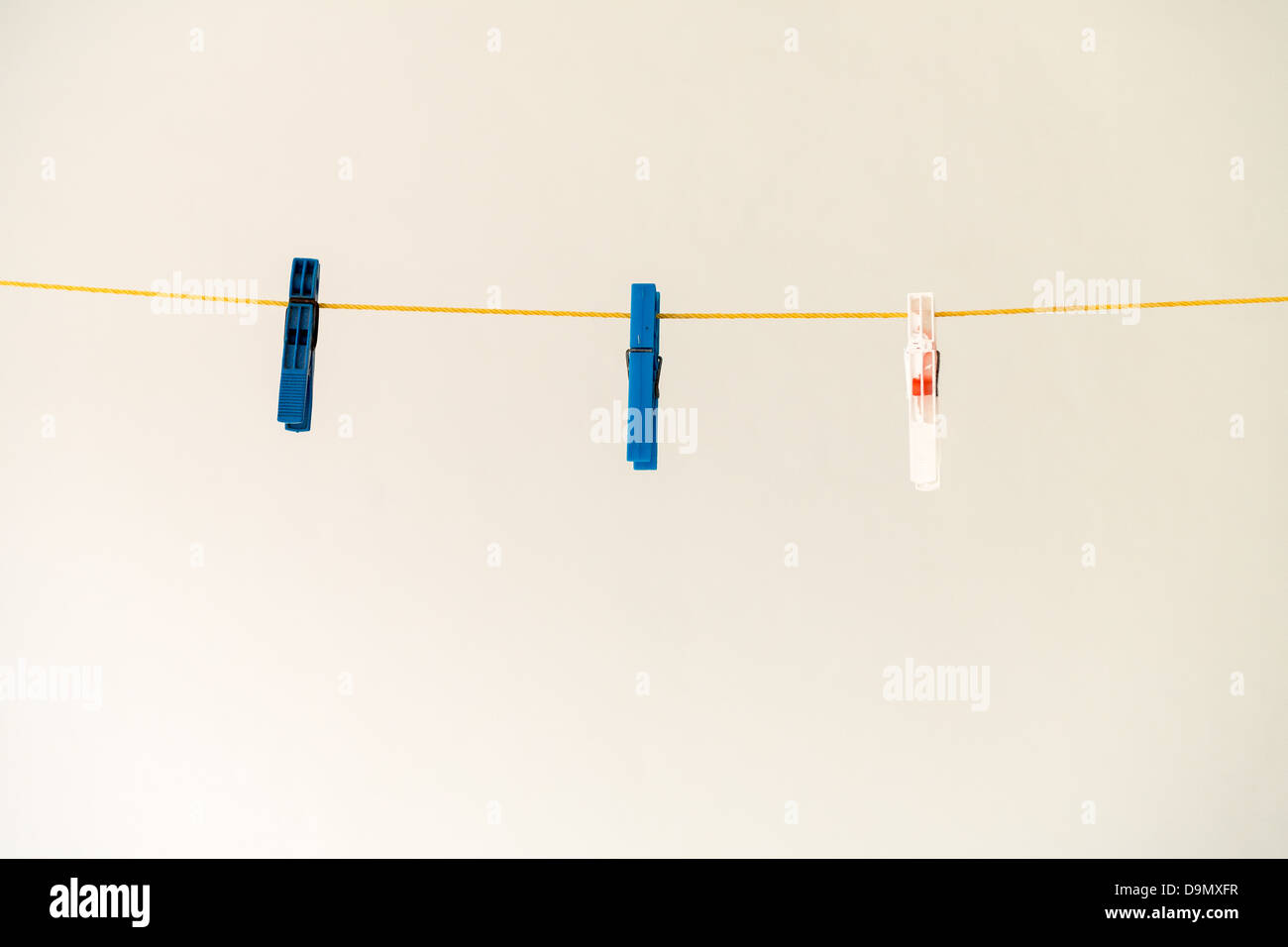 Washing Line Clips High Resolution Stock Photography and Images - Alamy