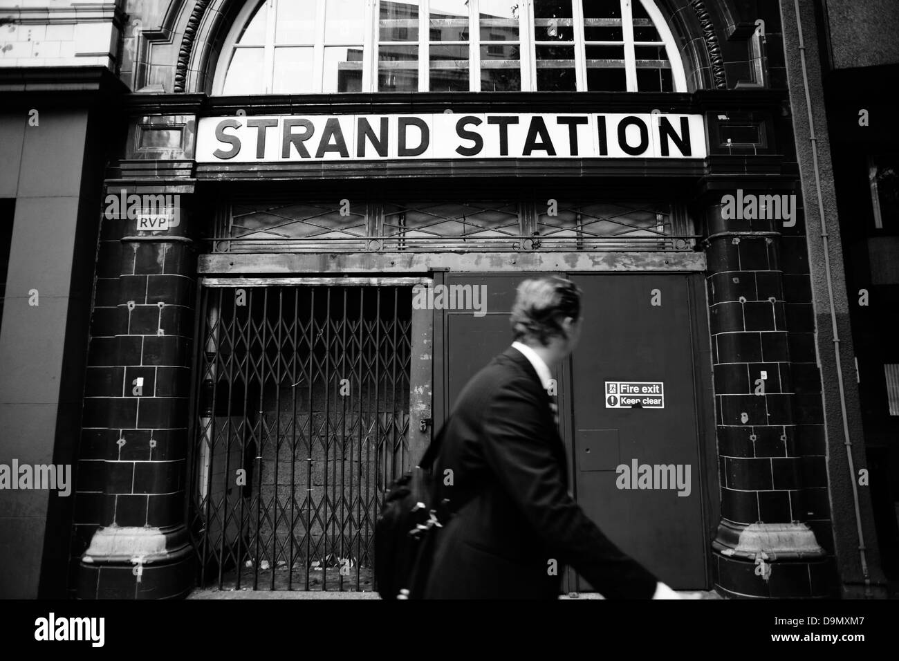 Strand station disused Black and White Stock Photos & Images - Alamy