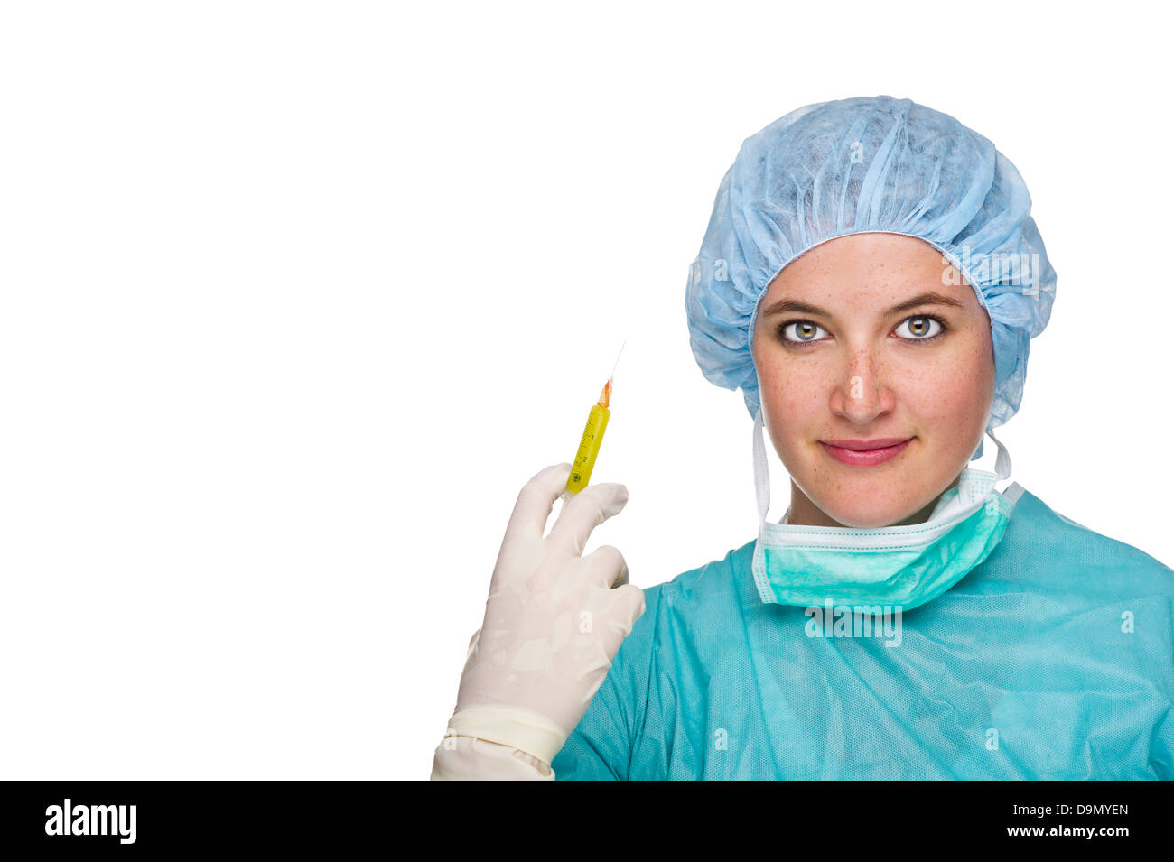 Doctor female patient model release hi-res stock photography and images ...