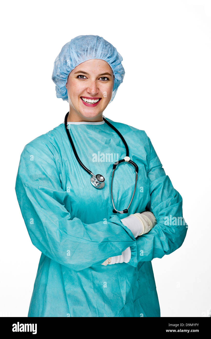 Doctor female patient model release hi-res stock photography and images ...