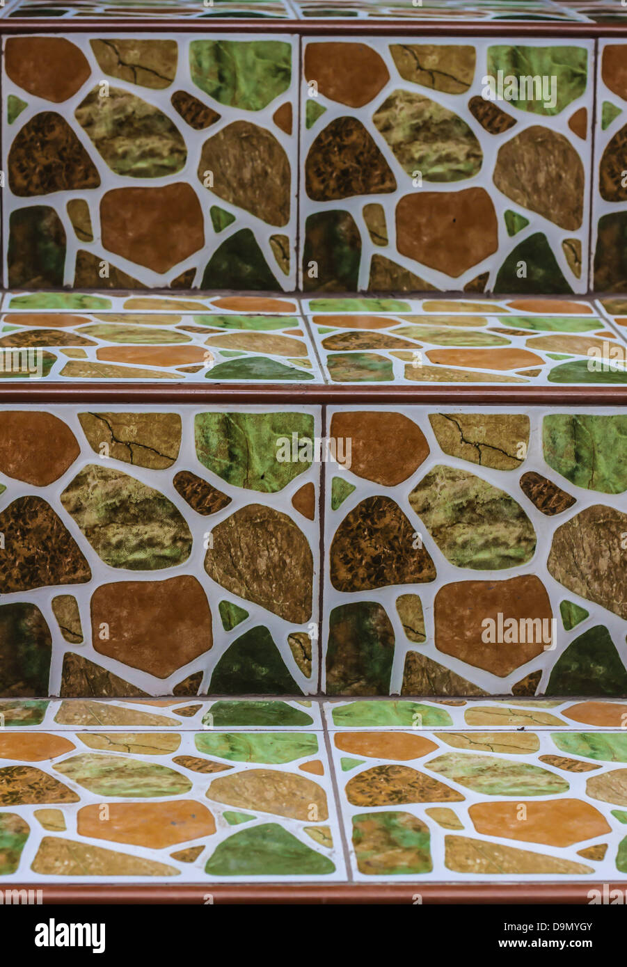 The colorful doorstep Stock Photo - Alamy