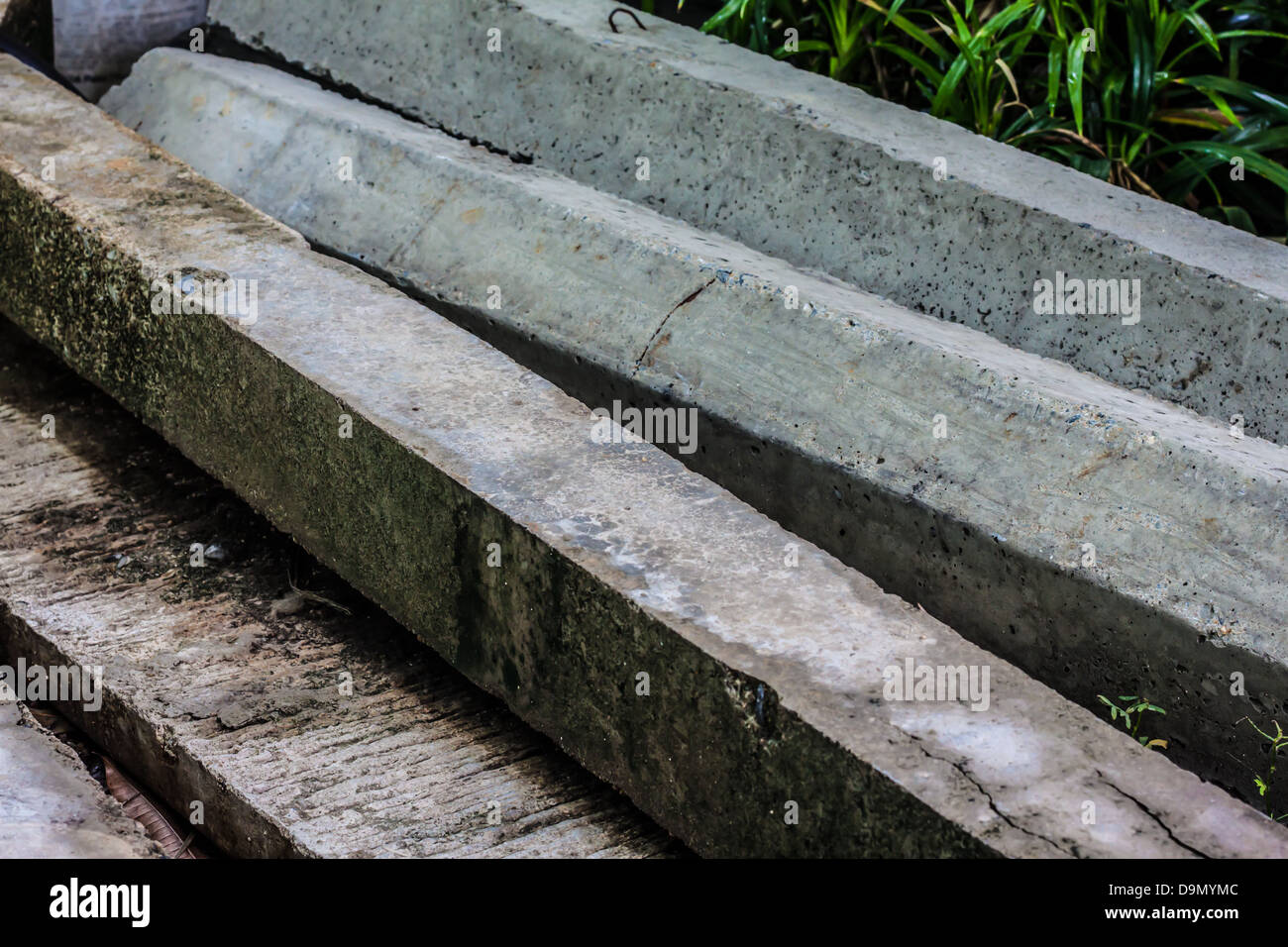 The block of cement Stock Photo - Alamy
