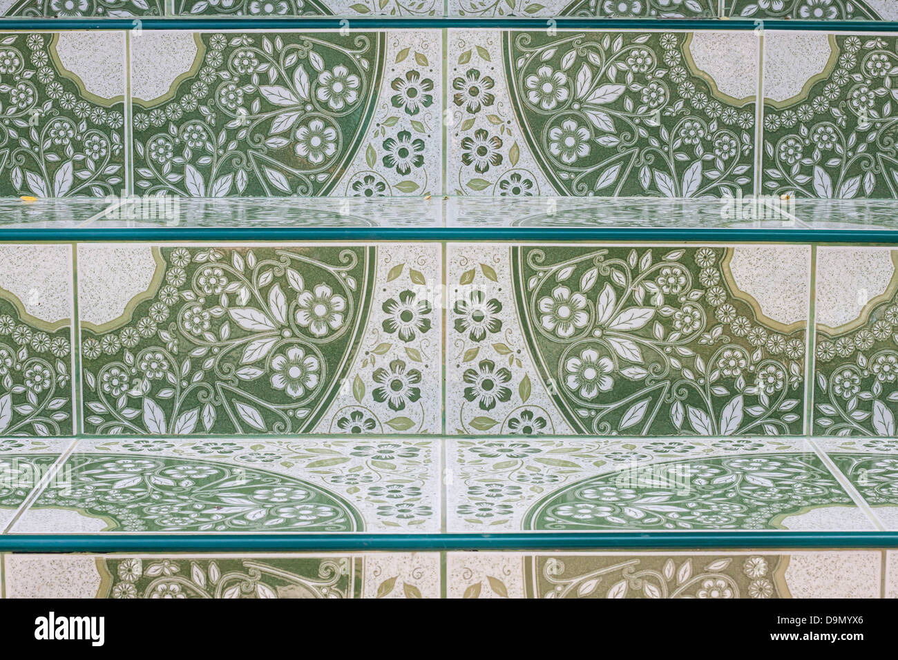 The colorful doorstep Stock Photo - Alamy