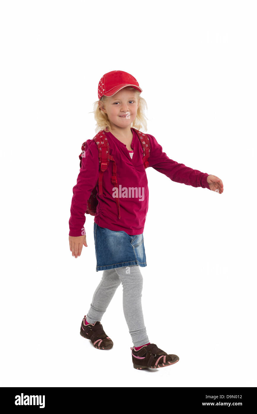 Smiling beauty child girl Cut Out Stock Images & Pictures - Alamy