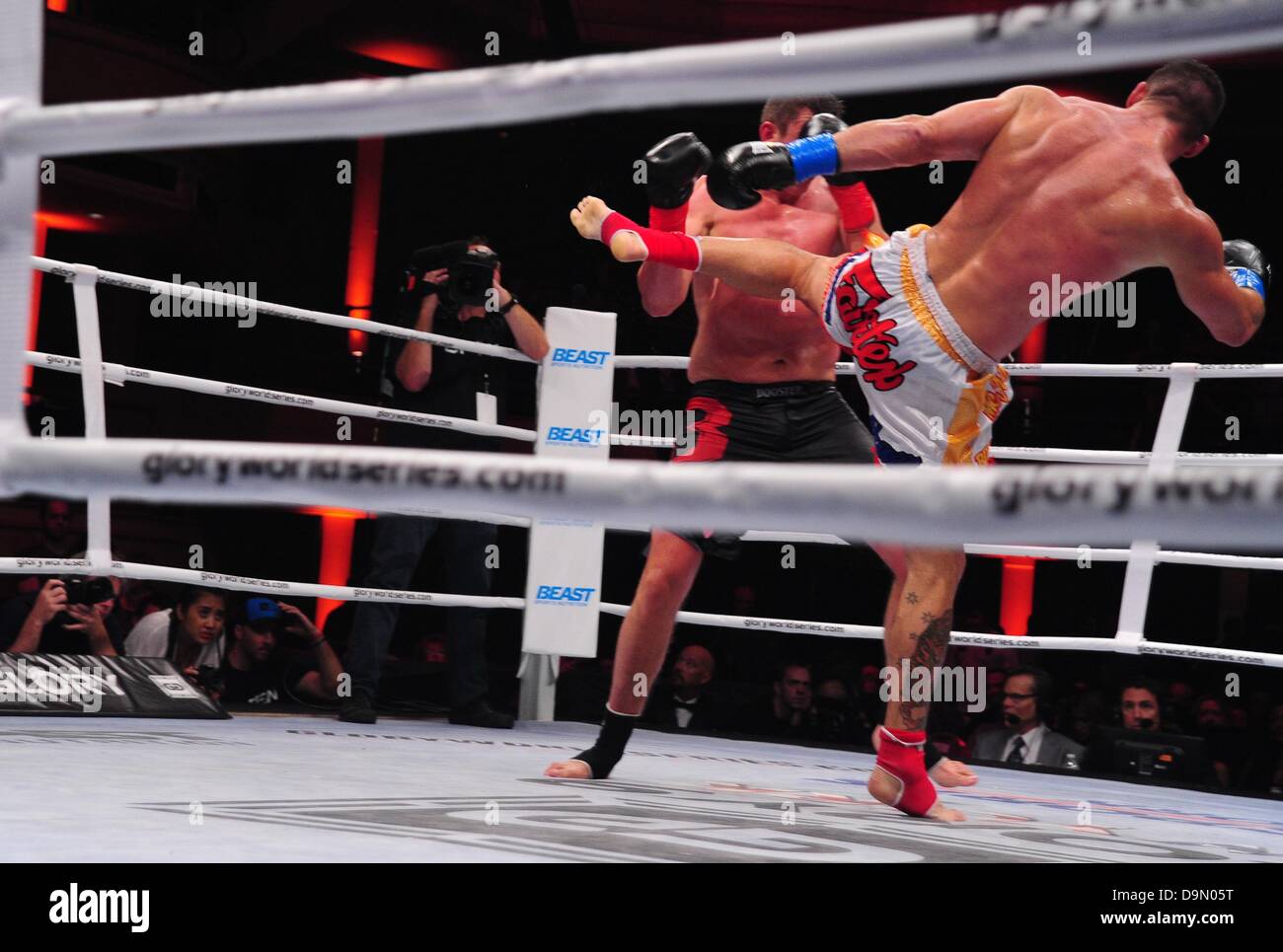 New York, US. 22 June 2013. Filip Verlinden, Steve McKinnon in ...