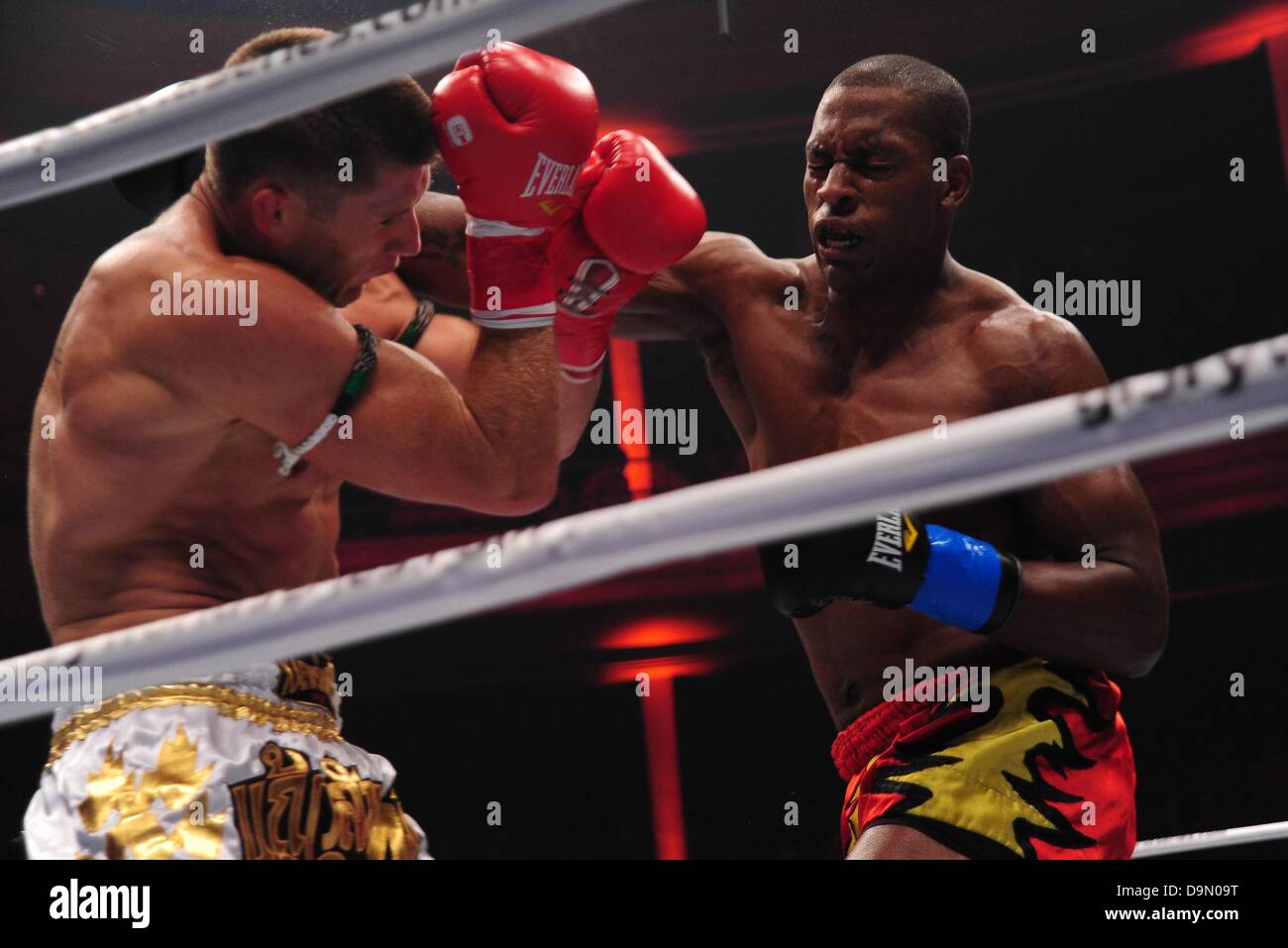 New York, US. 22 June 2013. Mike Lemaire, Wayne Barrett in attendance for Glory 9 NYC Kickboxing ...