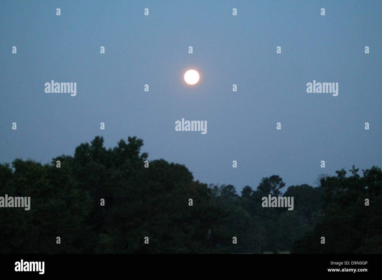 Supermoon, full moon 23 June 2013 Stock Photo - Alamy