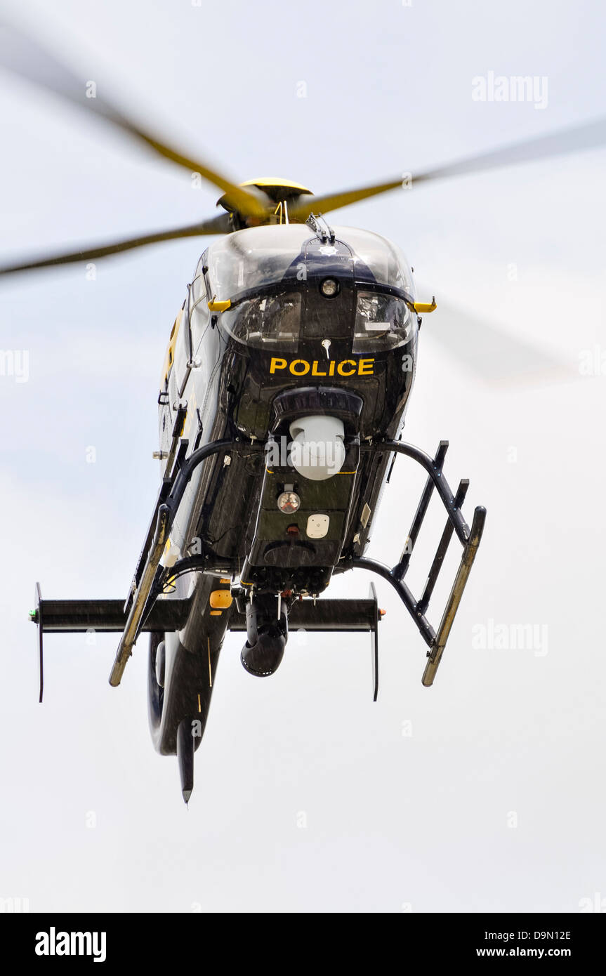 PSNI police helicopter Eurocopter EC-135 G-PSNI in flight Stock Photo ...