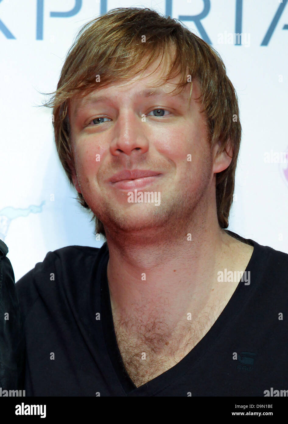 Chiba, Japan - 22 June 2013 - Ben McKee of IMAGINE DRAGONS poses for ...