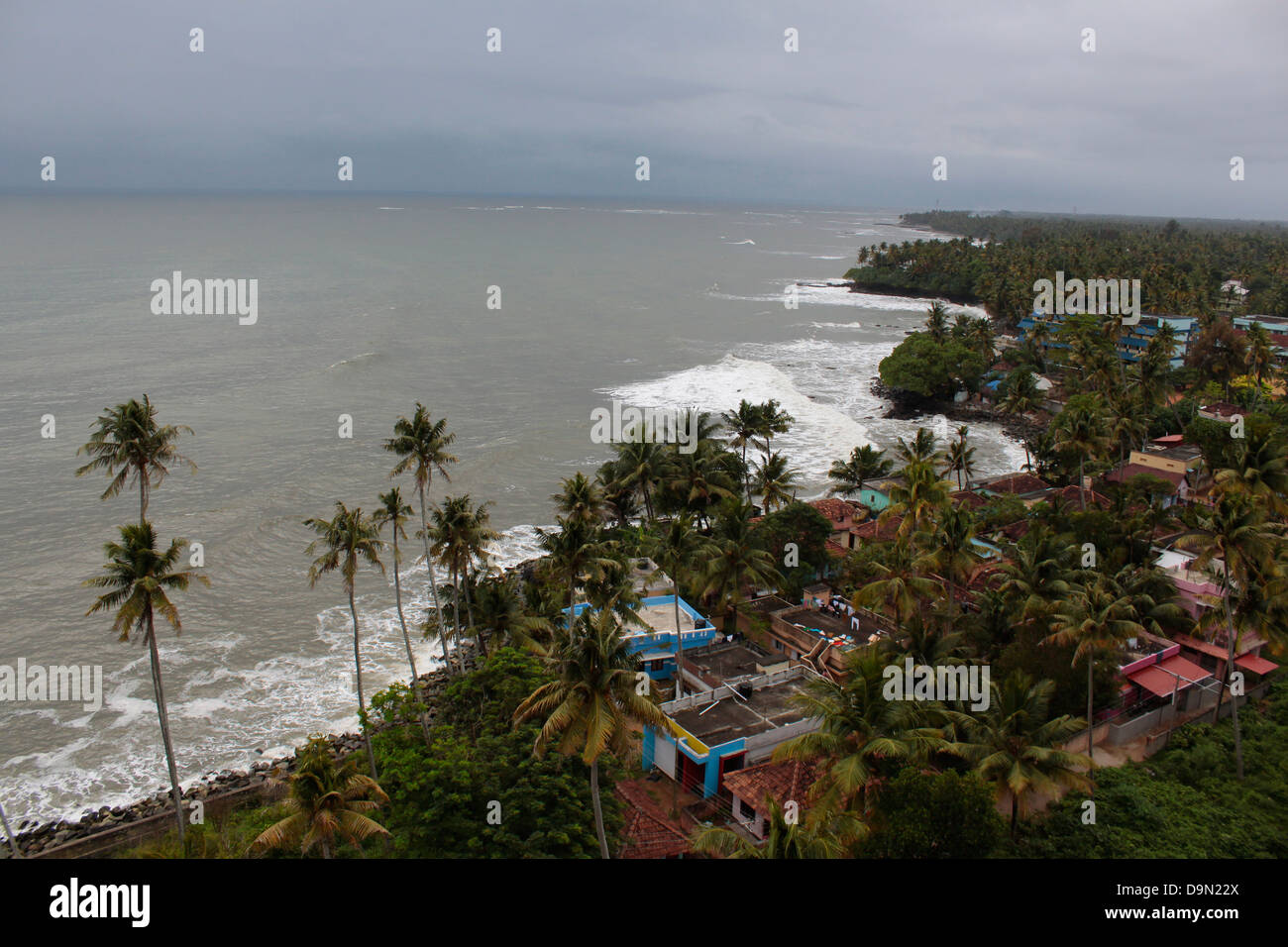 A view of Kerala's coastline Stock Photo - Alamy