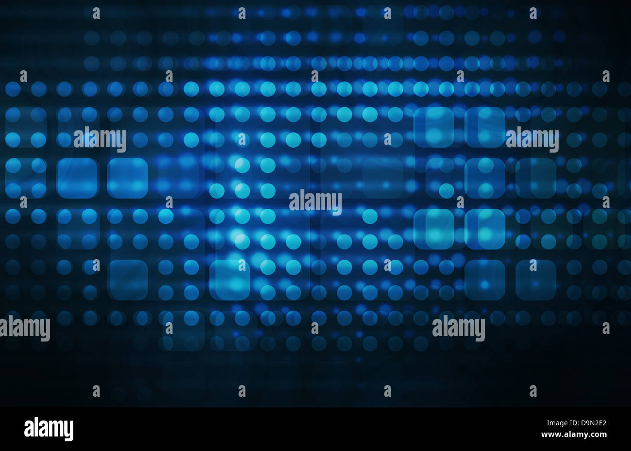 Abstract background blue glowing orbs hi-res stock photography and ...