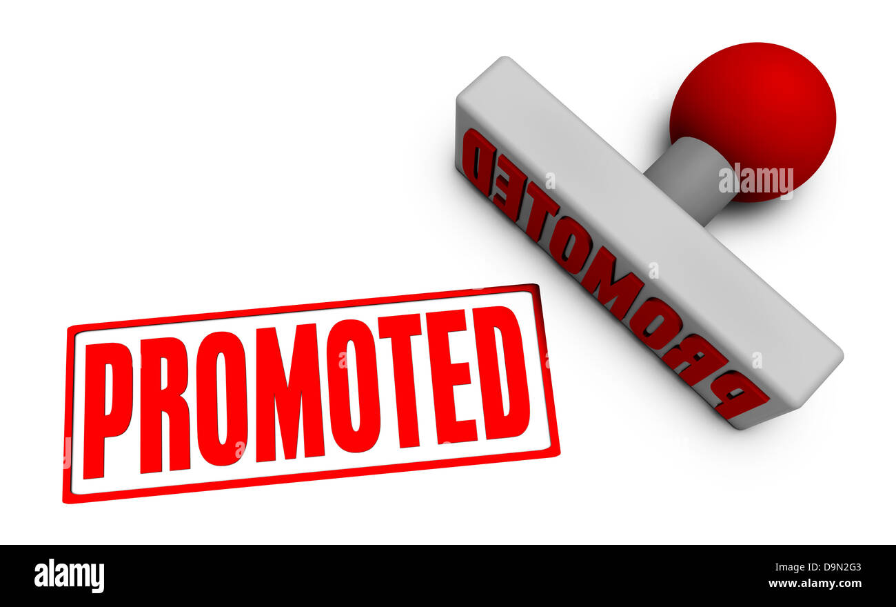 Promoted job hi-res stock photography and images - Alamy