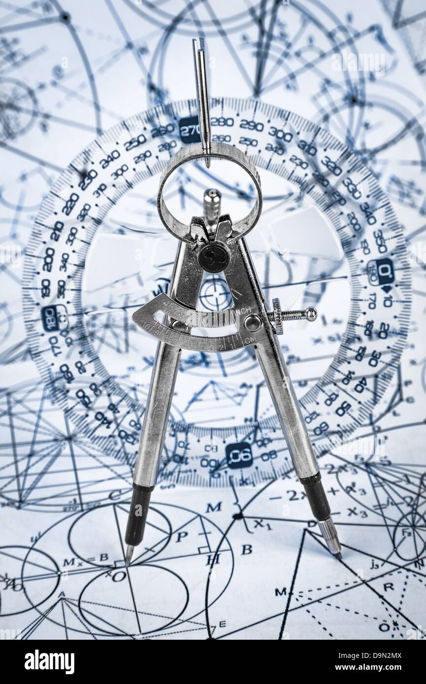 Protractor hi-res stock photography and images - Alamy