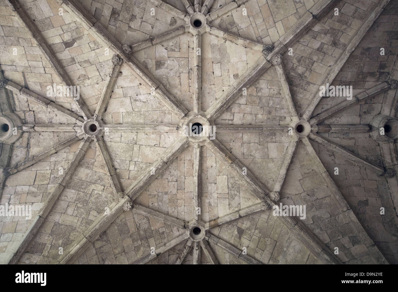 An old symmetrical stone ceiling in part of St Albans Boys School ...