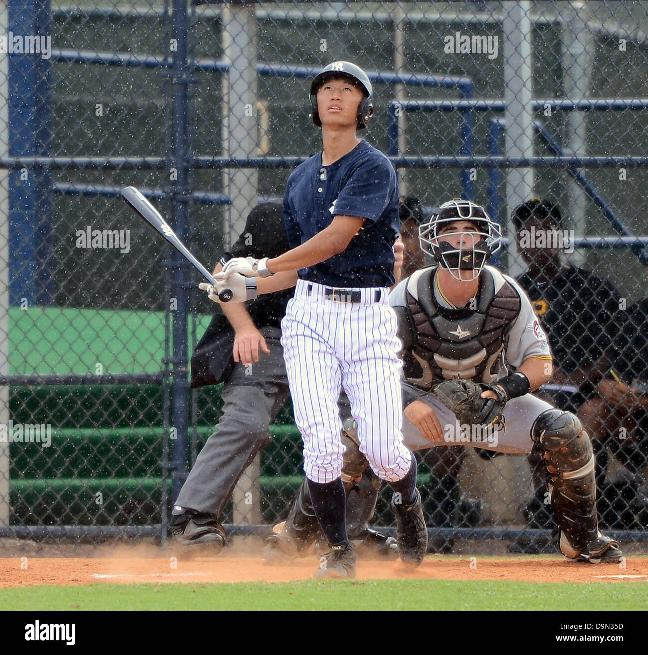 Tampa, Florida, United States, 21 June 2013. Gosuke Kato (Yankees), MLB ...