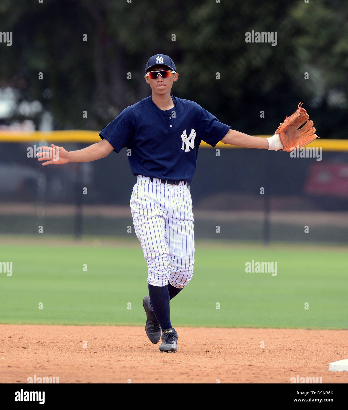 Tampa, Florida, United States, 21 June 2013. Gosuke Kato (Yankees), MLB ...