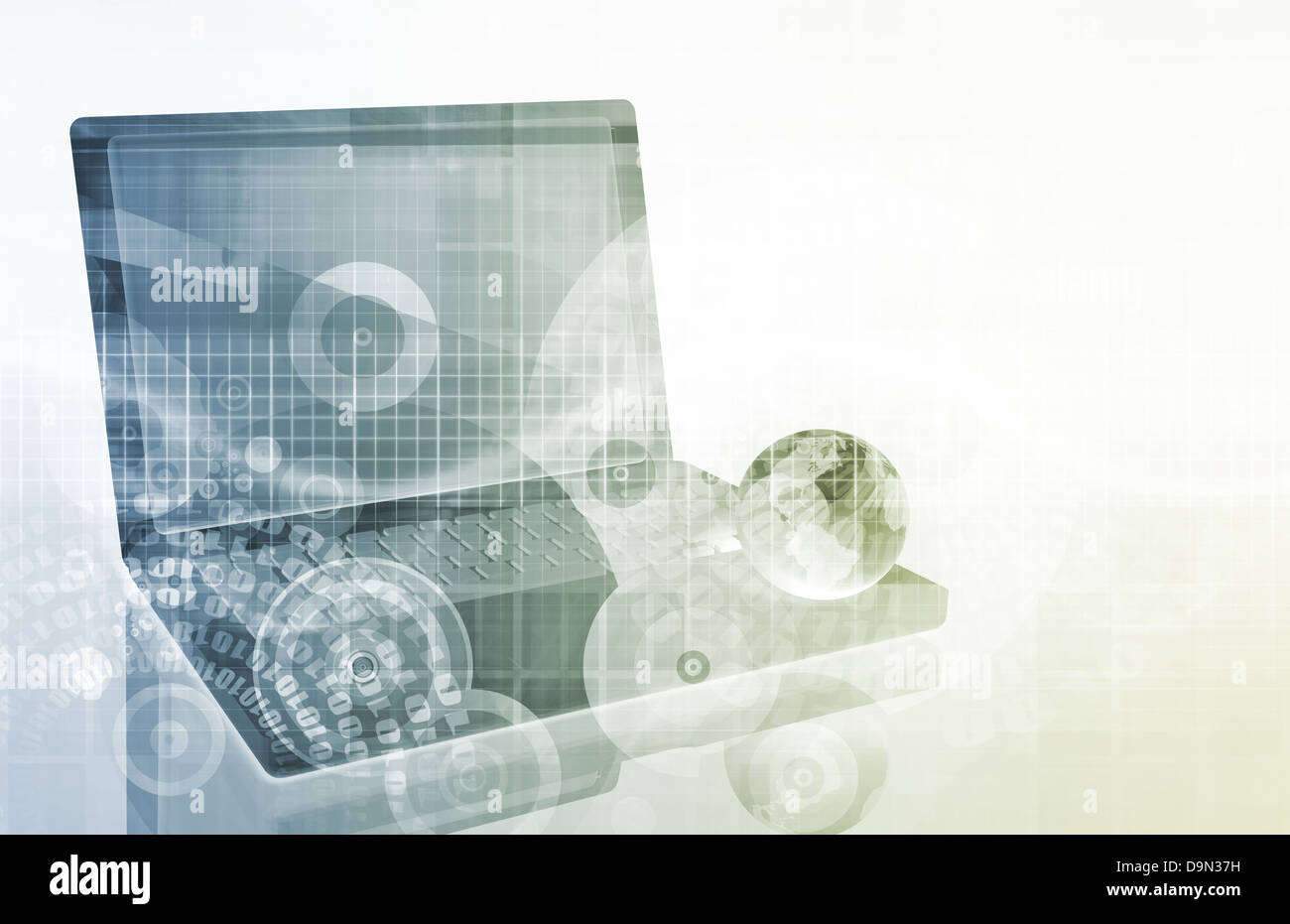 A Tech Futuristic Business Chart Abstract Art Stock Photo - Alamy