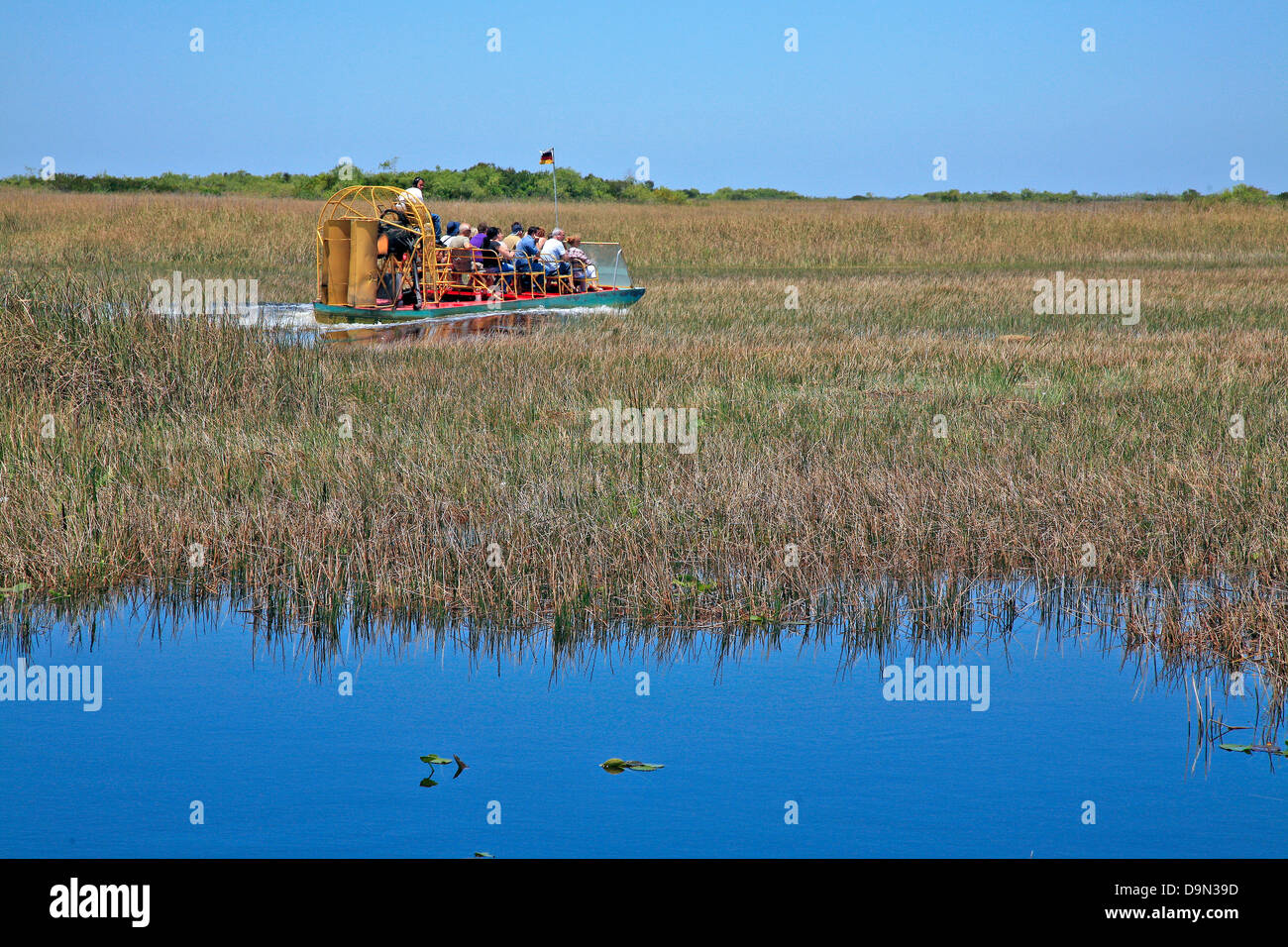 Everglade National Park, Florida;USA;America;Airboat Ride in the swamp ...
