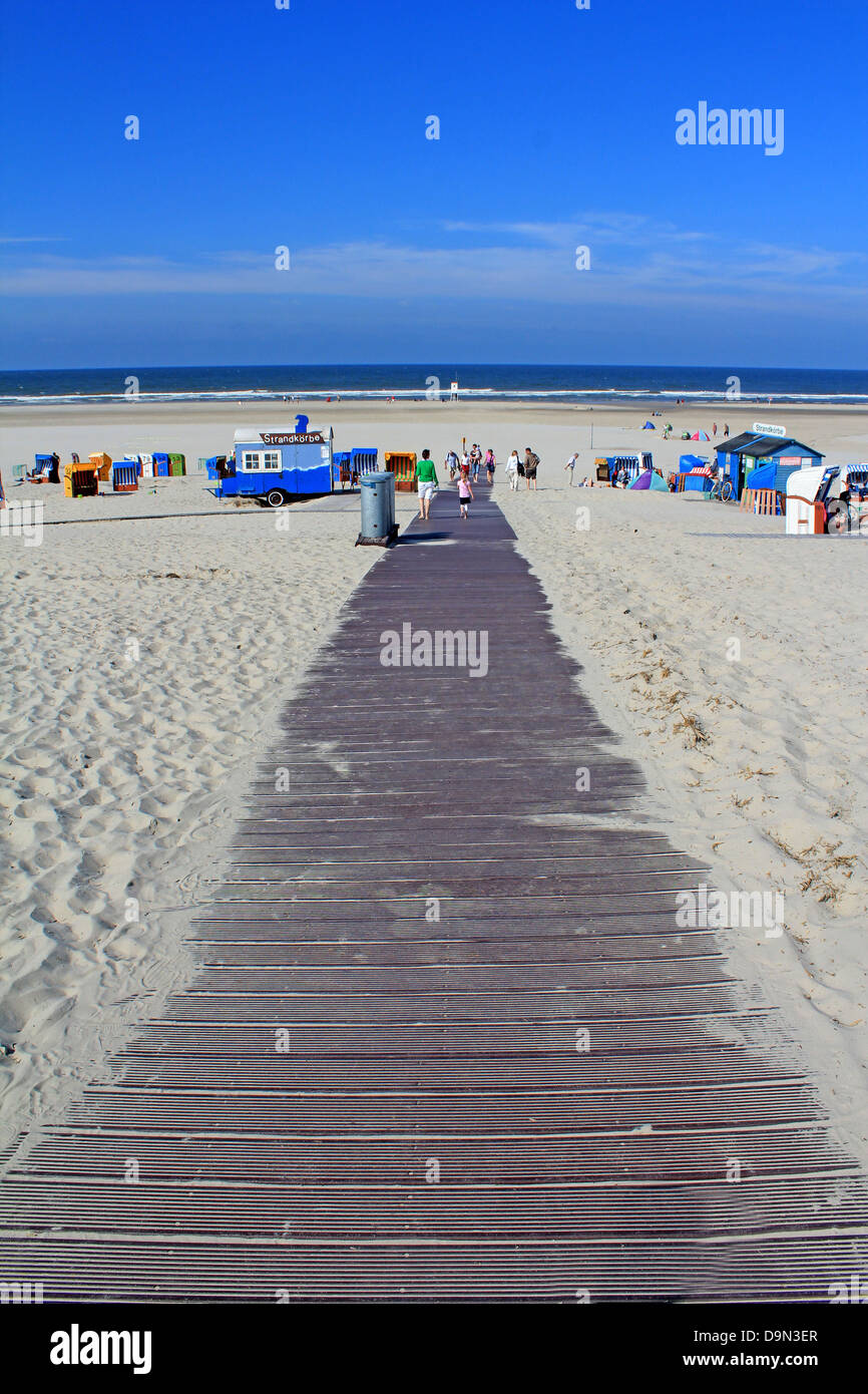 Germany, Lower Saxony, the North Sea, North Sea bath, East Frisian ...