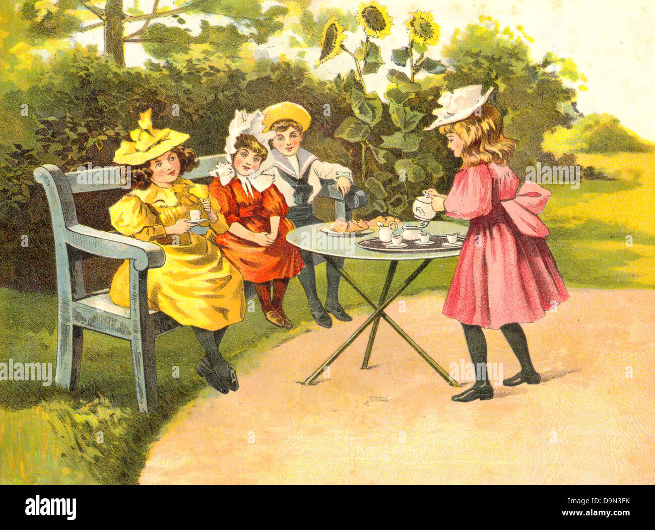 Victorian tea party hi-res stock photography and images - Alamy