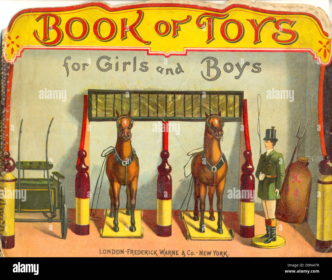 Book of Toys for Girls and Boys Stock Photo - Alamy