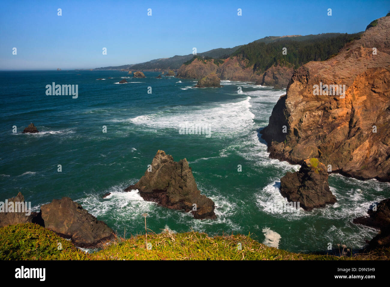 OREGON - The Pacific Coast in Samuel H. Boardman State Park from the ...