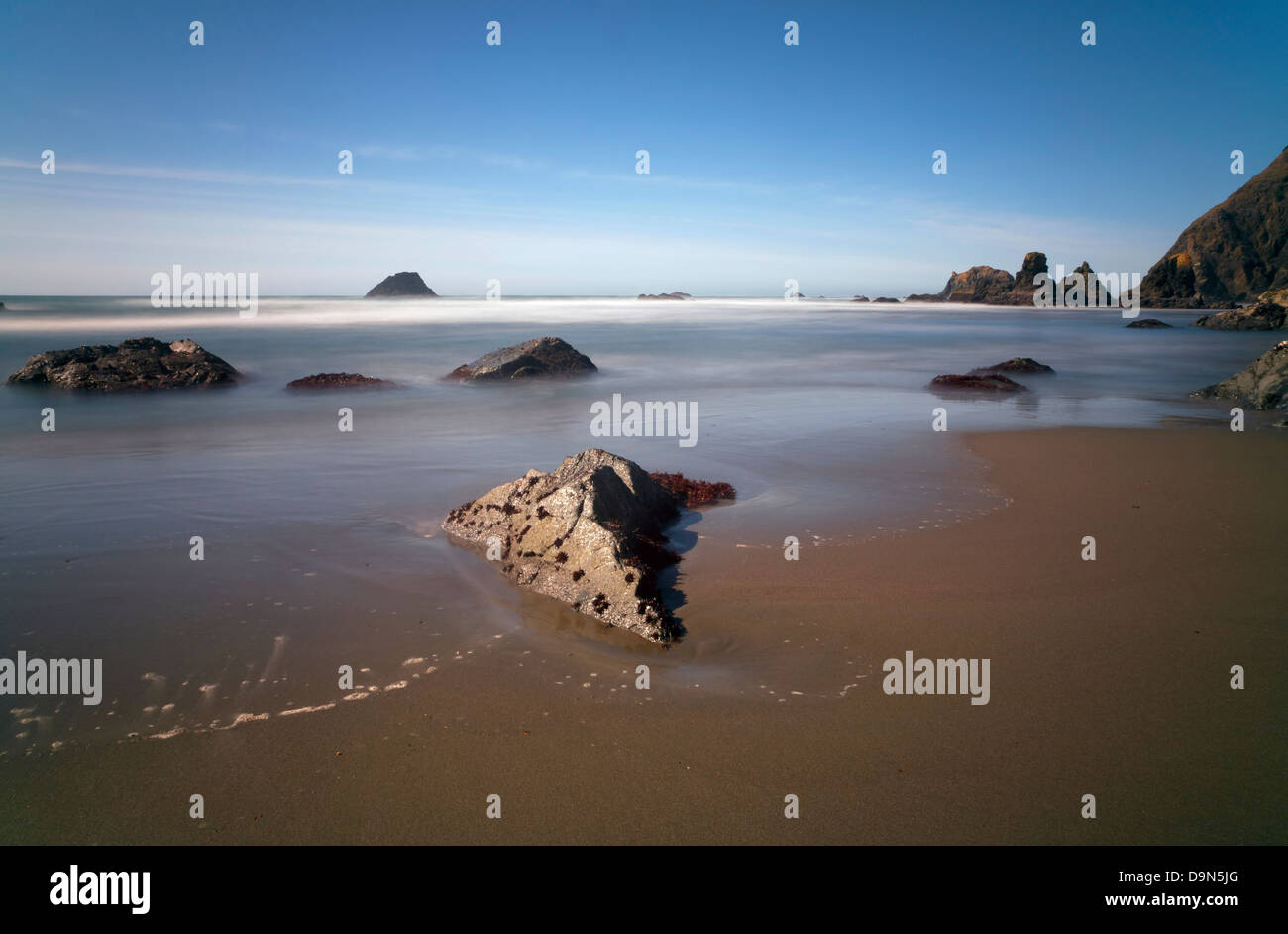 OREGON - China Beach on the Pacific Coast in Samuel H. Boardman State ...