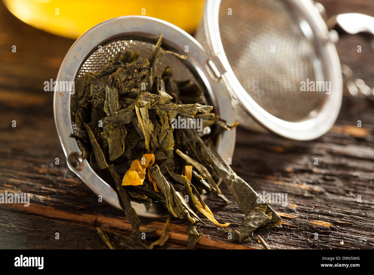 Hot Organic Healthy Green Tea with antioxidants Stock Photo - Alamy
