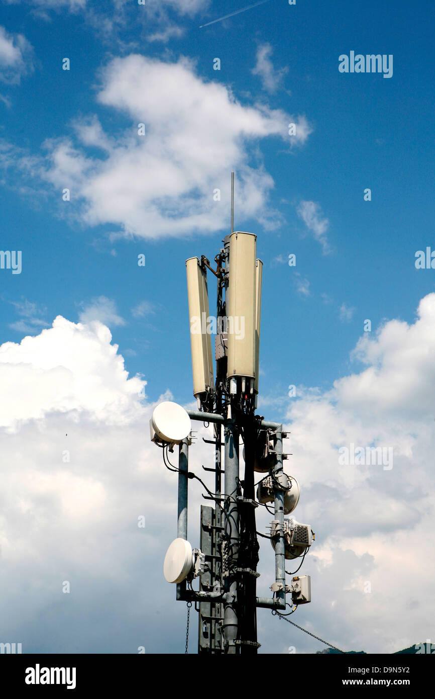 antennas for telecommunications Stock Photo - Alamy