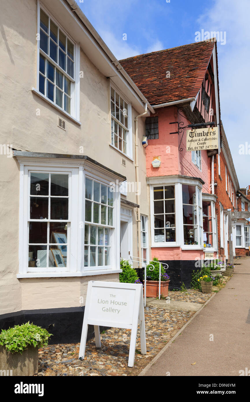Lion House Gallery and small shops in popular historic village High ...