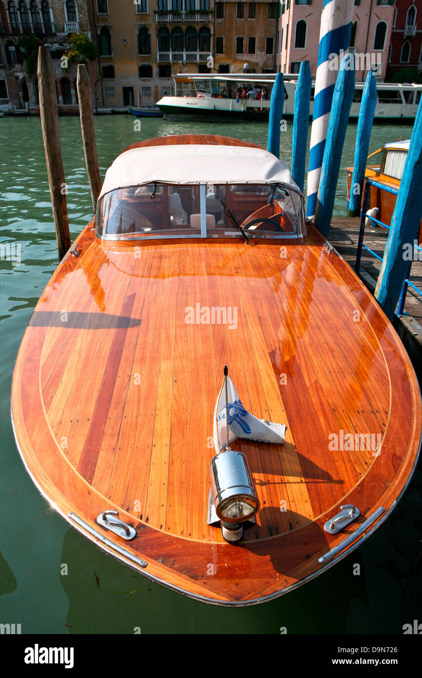 Venice taxi boat italy hi-res stock photography and images - Alamy