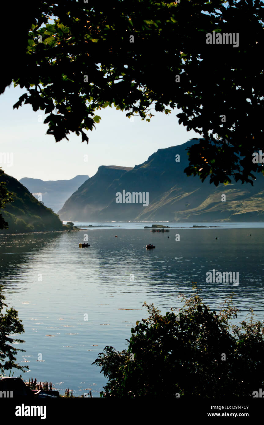 UK, Scotland, Inner Hebrides, Isle of Skye, Raasay Sound Stock Photo ...