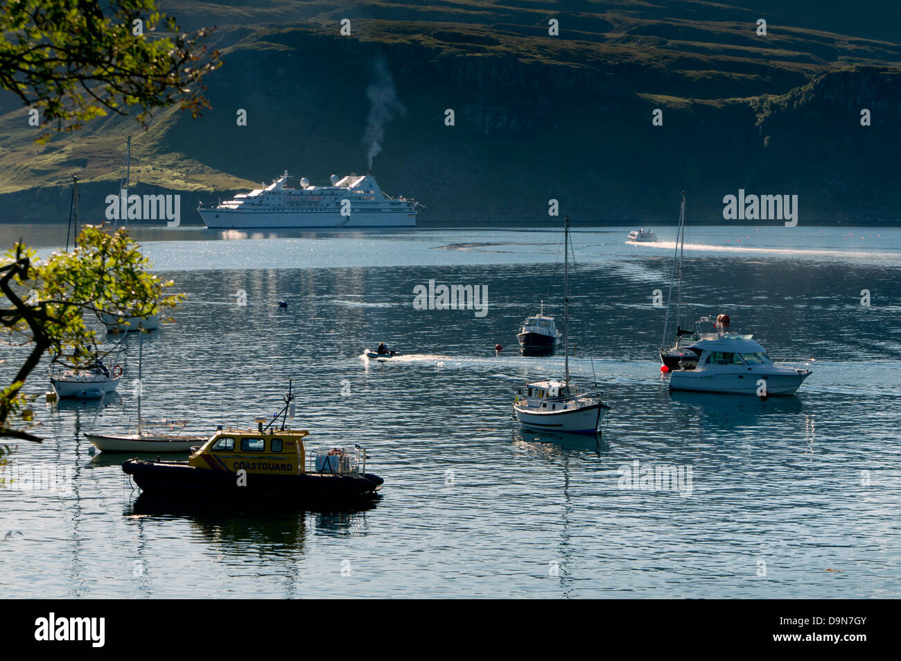 UK, Scotland, Inner Hebrides, Isle of Skye, Raasay Sound Stock Photo ...