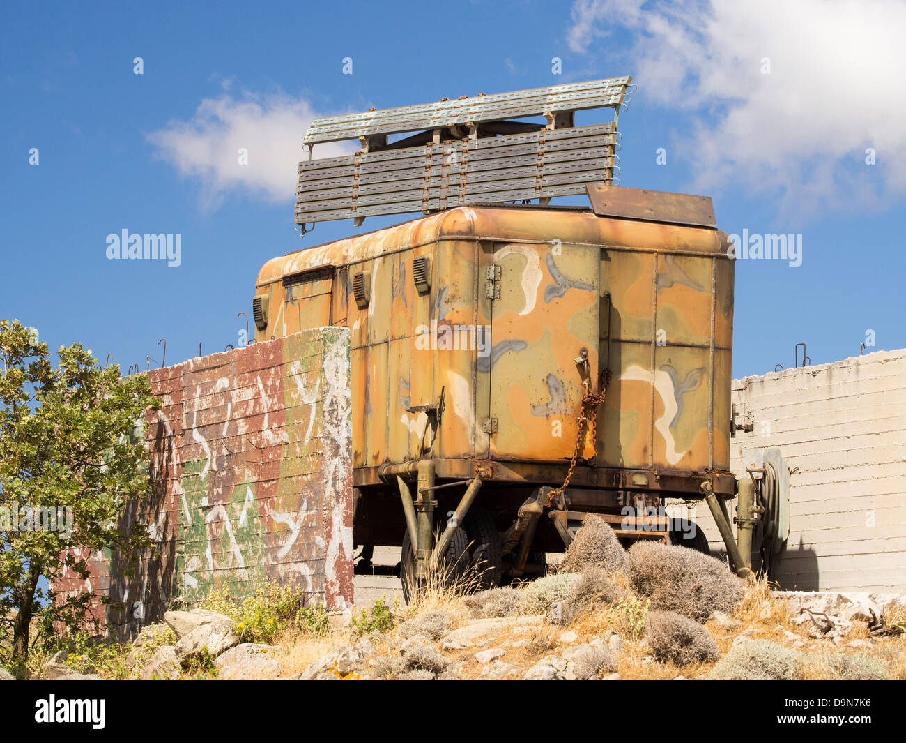 Army post on hilltop on hi-res stock photography and images - Alamy